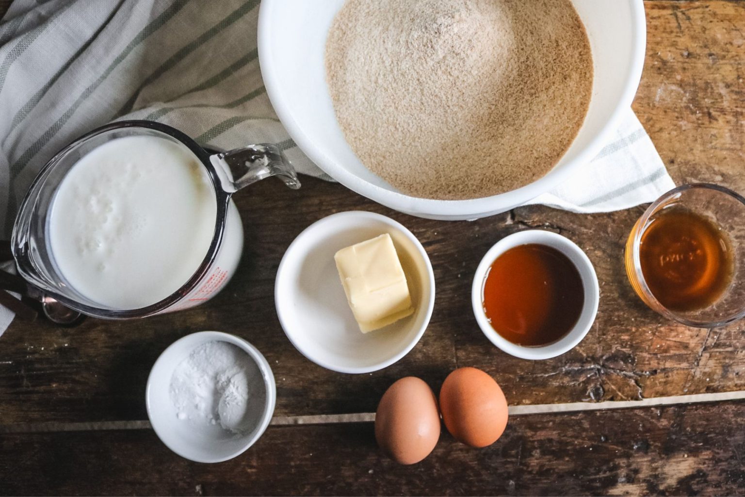 Fluffy Fresh Milled Flour Pancakes with Buttermilk